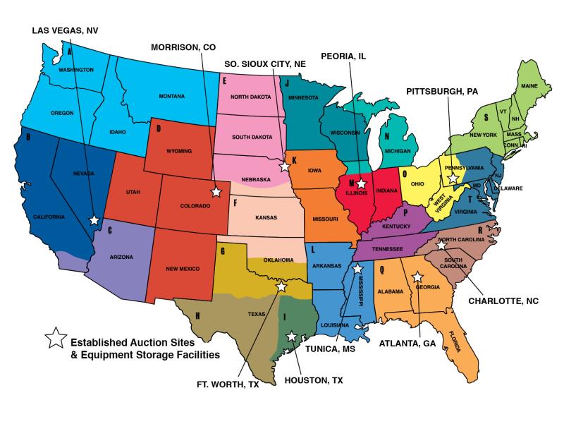 Auction Locations | Taylor & Martin